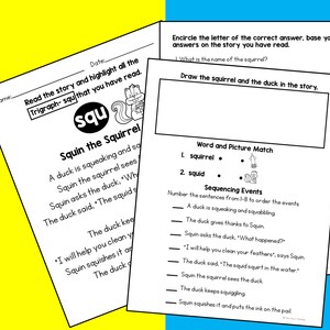 Trigraph Reading Comprehension Passage - Etsy