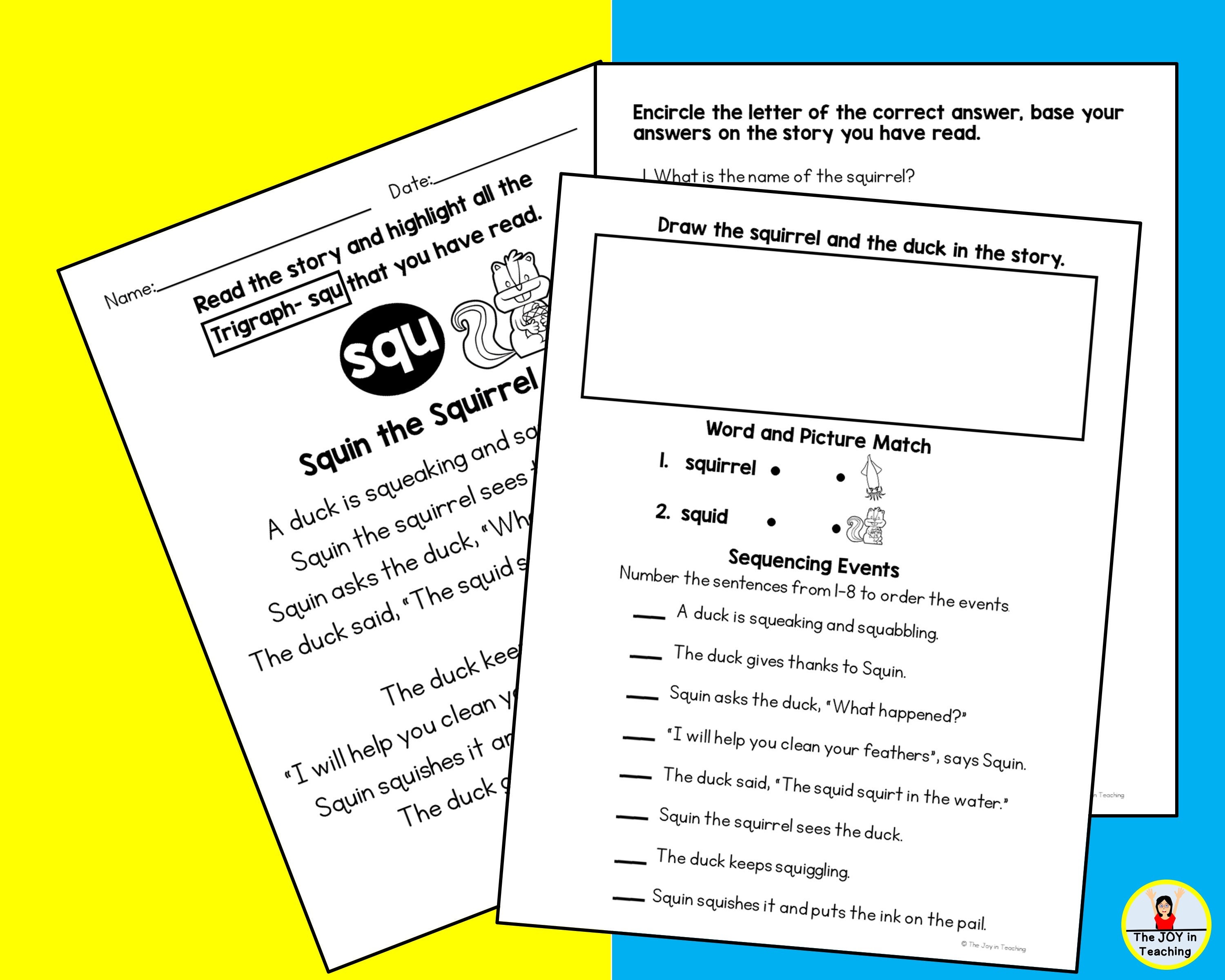 Trigraph Reading Comprehension Passage - Etsy