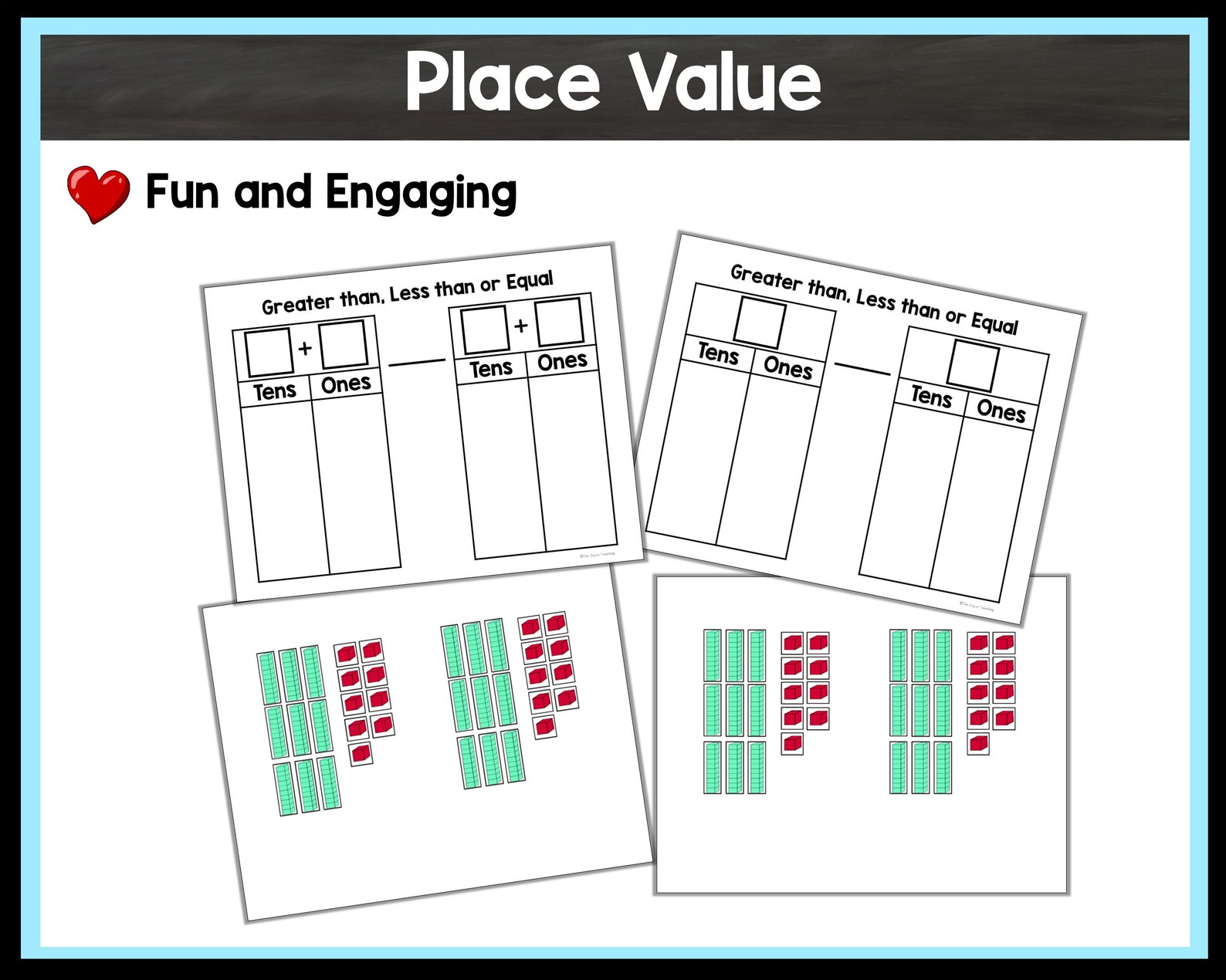 Number Math Center Activity - Etsy