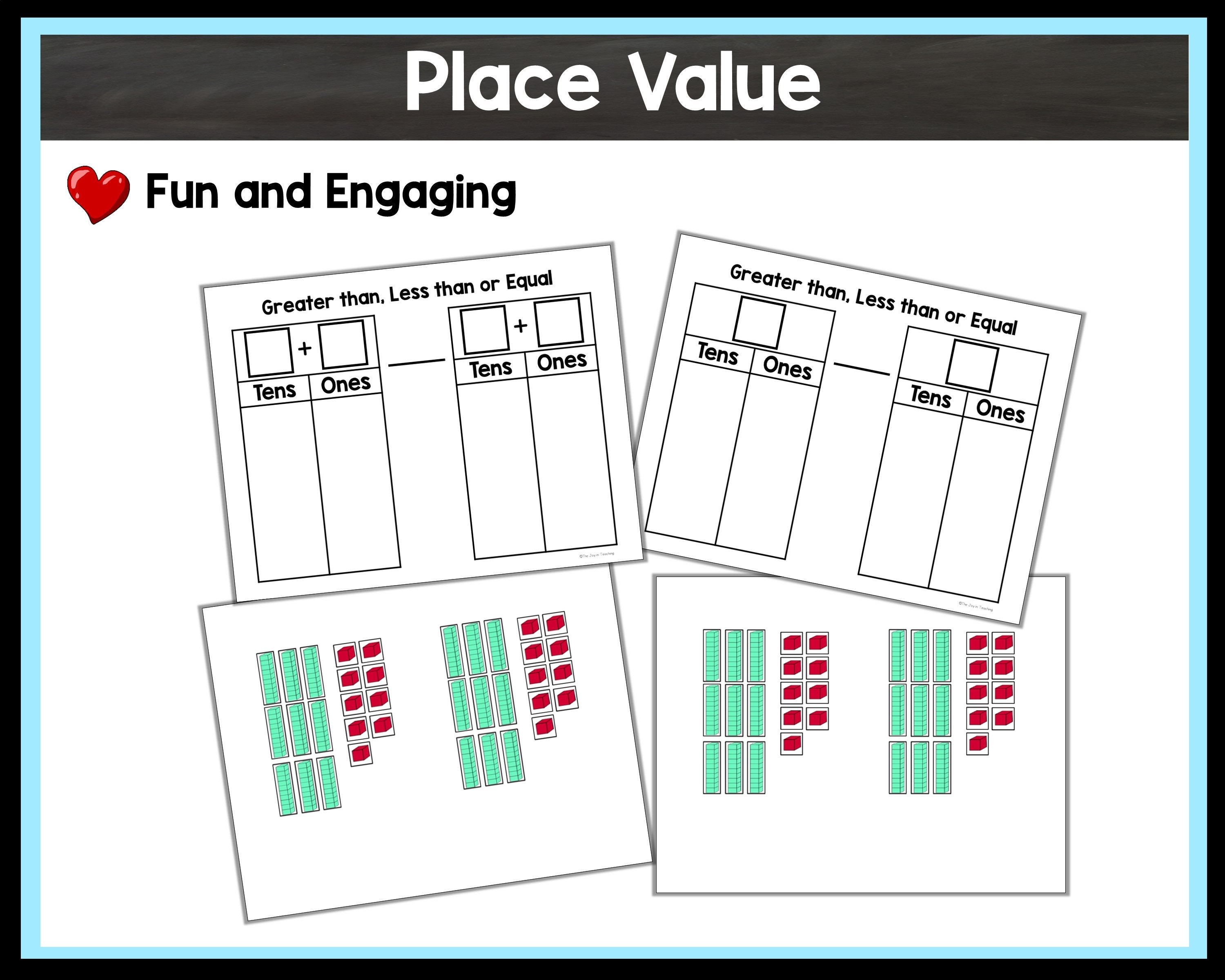 Number Math Center Activity - Etsy