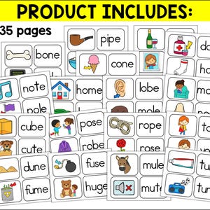 CVCE Word and Picture Flashcards - Etsy