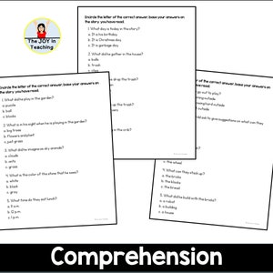 Beginning Blends Reading Comprehension Passage - Etsy