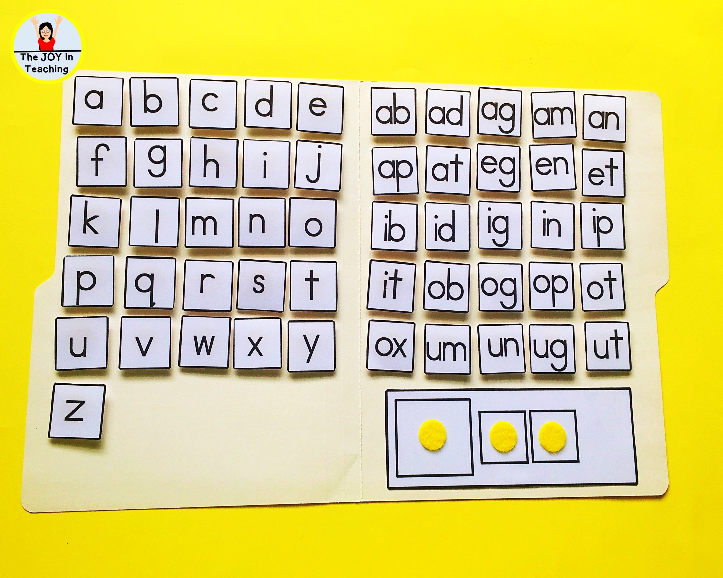 CVC Word Builder-word Families - Etsy