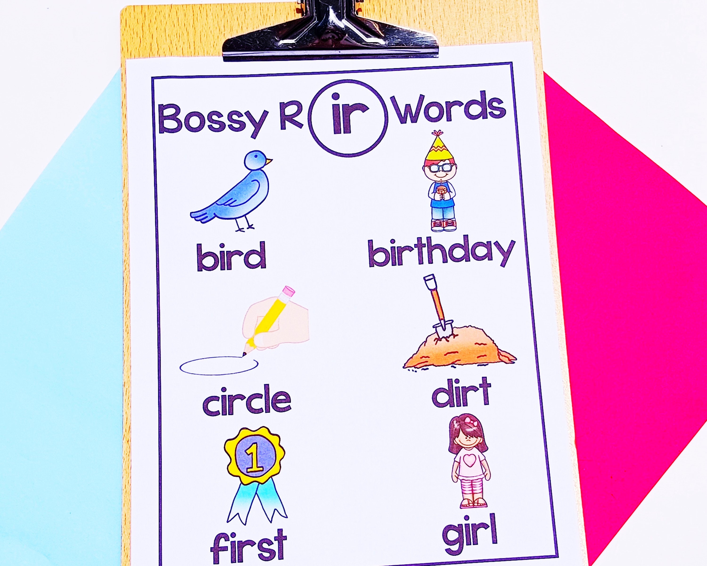R-controlled Vowel Posters - Bossy R Posters - Etsy