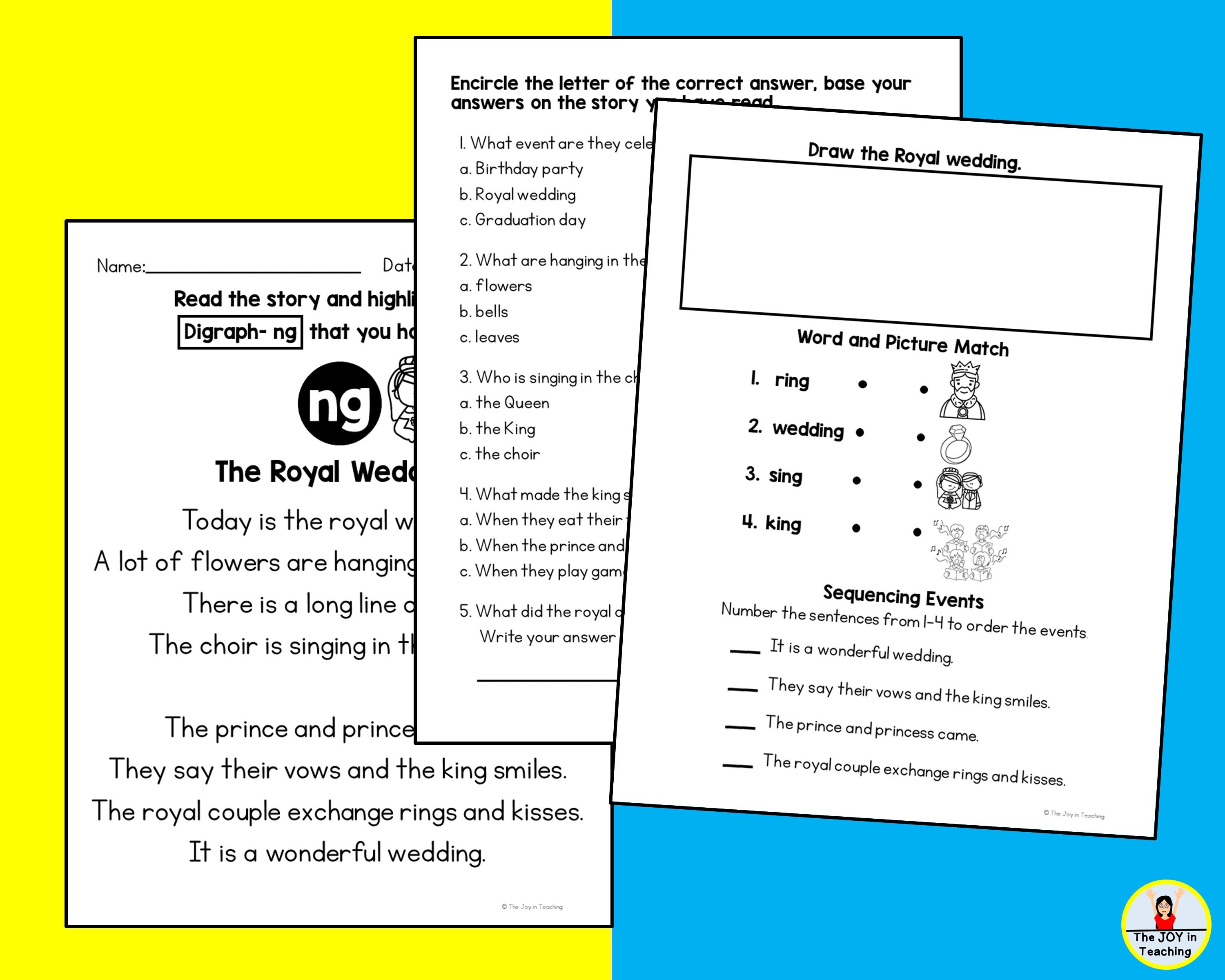 Digraph Reading Comprehension Passage - Etsy