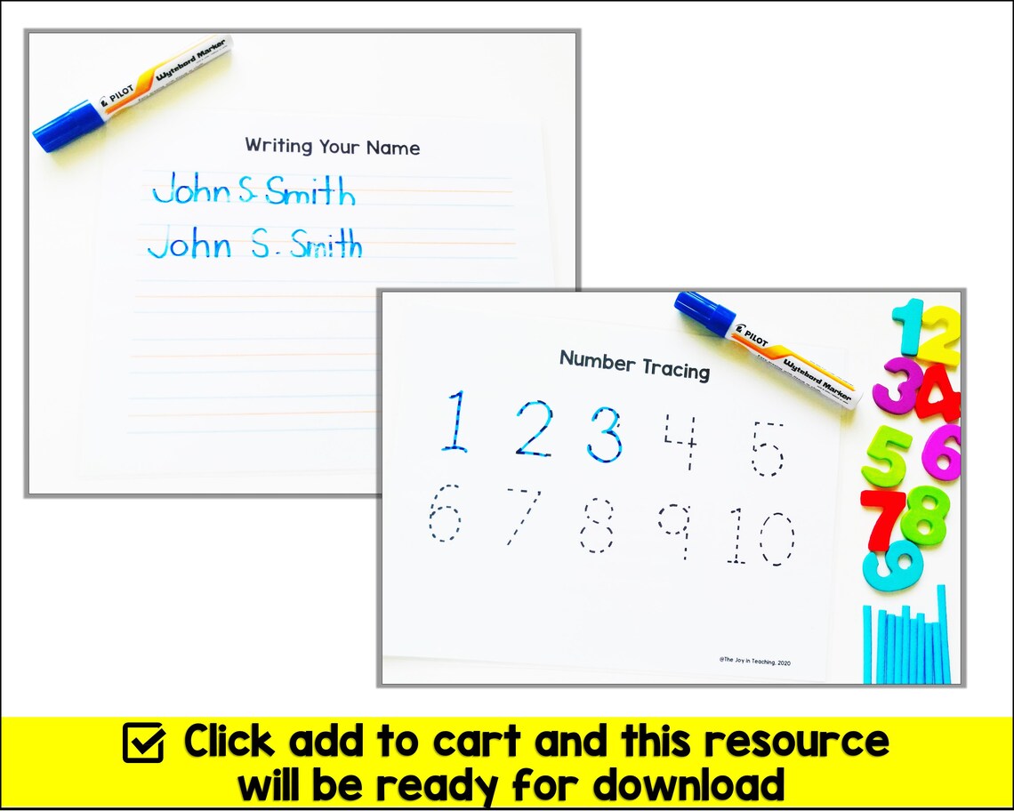 Preschool Learning Binder Toddler Learning Binder Printable - Etsy