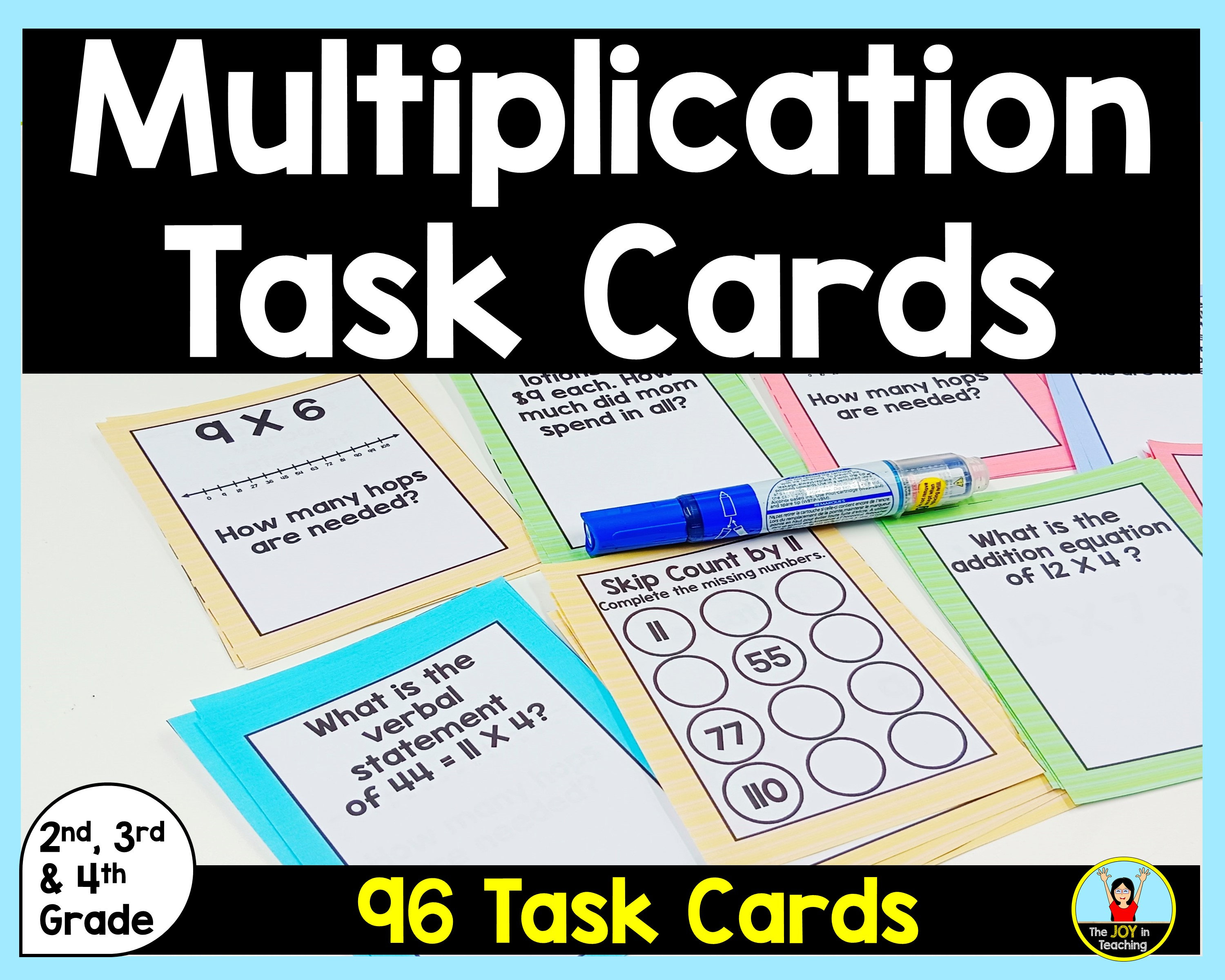 Multiplication 1-12 Task Cards - Etsy
