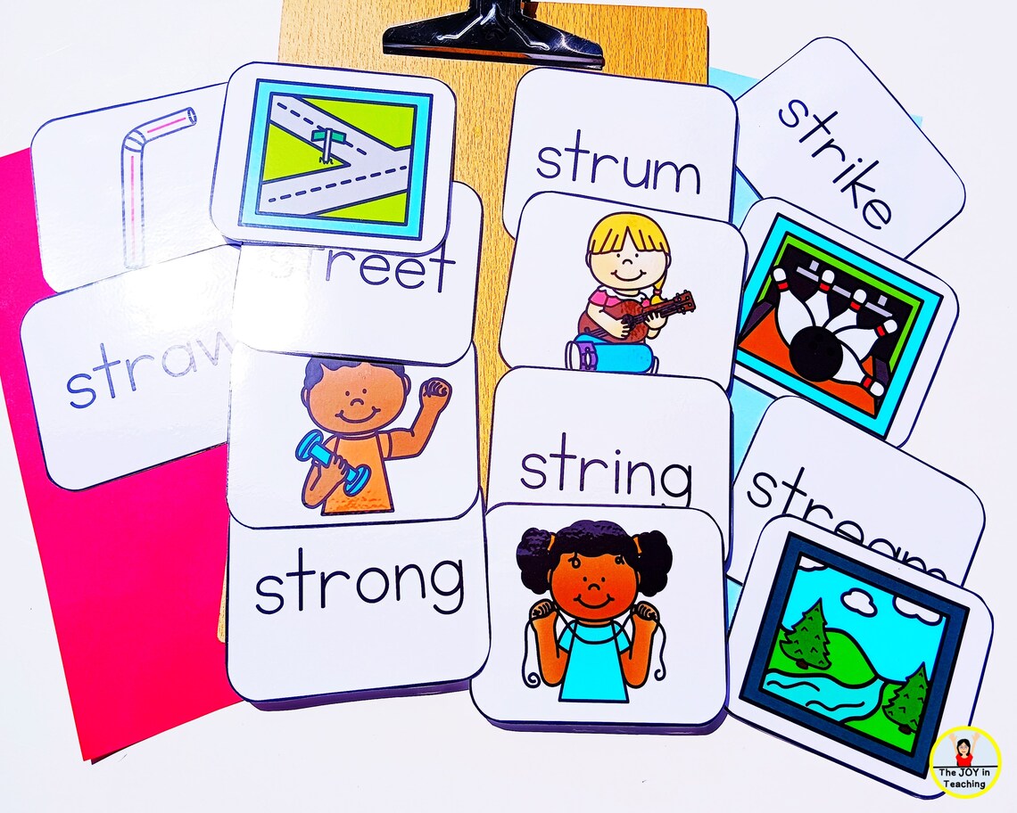 Trigraph Word and Picture Flashcards - Etsy