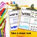 25 Sight Words Worksheet-sight Words Fluency Printable - Etsy