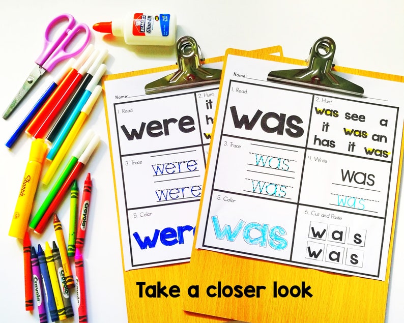 25 Sight Words Worksheet-sight Words Fluency Printable - Etsy