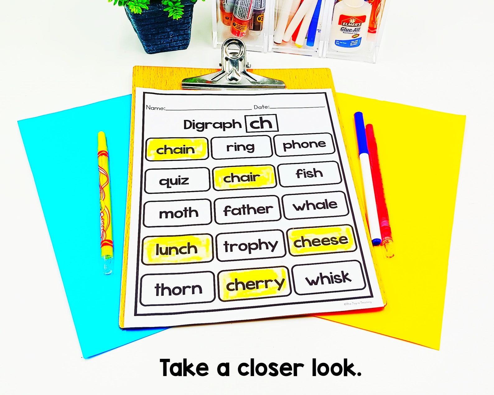 Digraph Word Hunt Worksheet - Etsy
