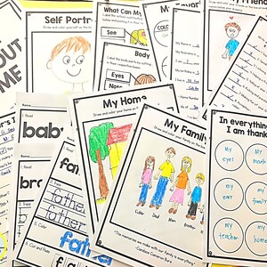 All About Me Activity for Kindergarten and First Grade - Etsy