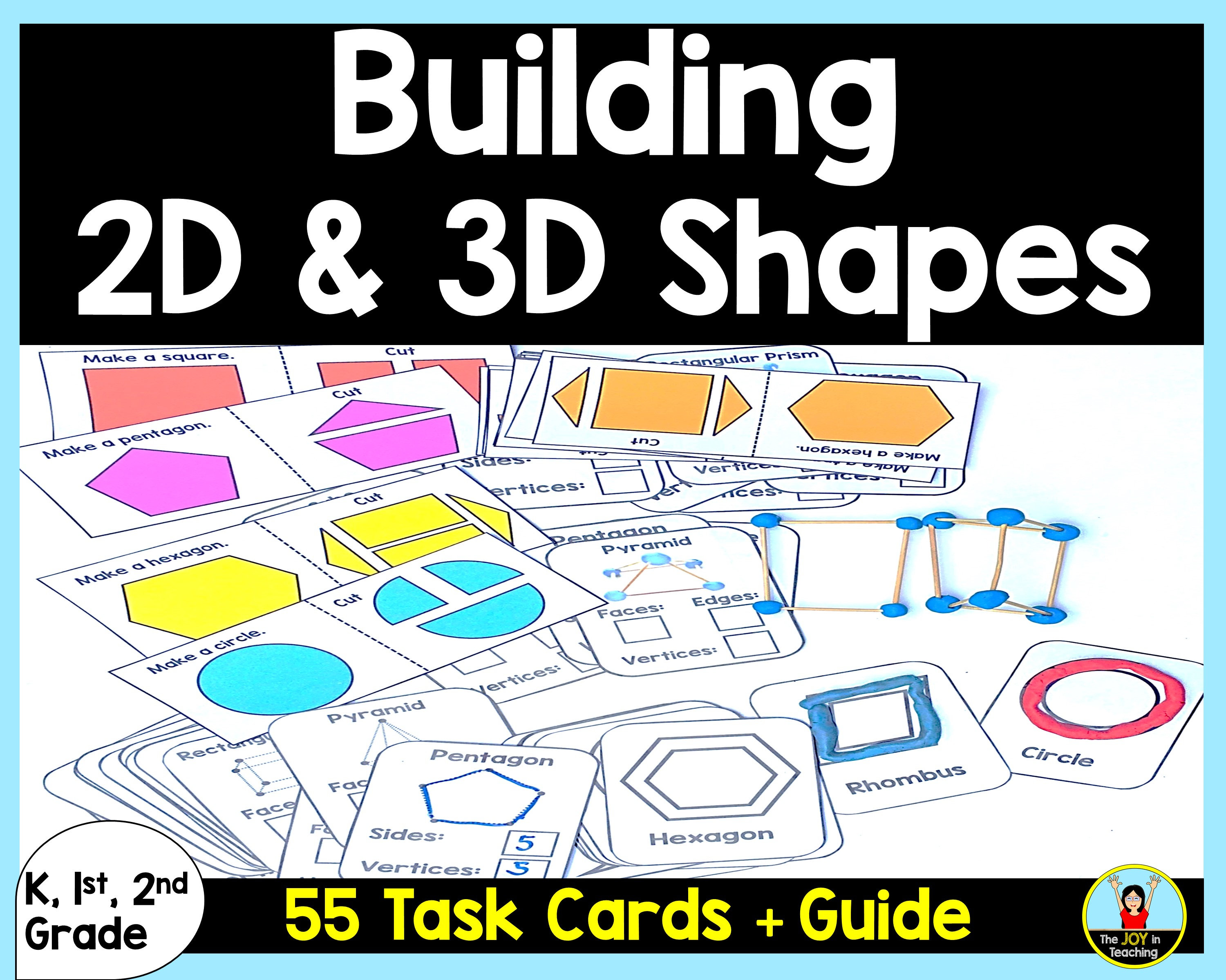 Building 2D and 3D Shapes Activity - Etsy