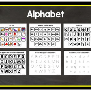 Preschool Learning Binder - Toddler Learning Binder Printable - Etsy