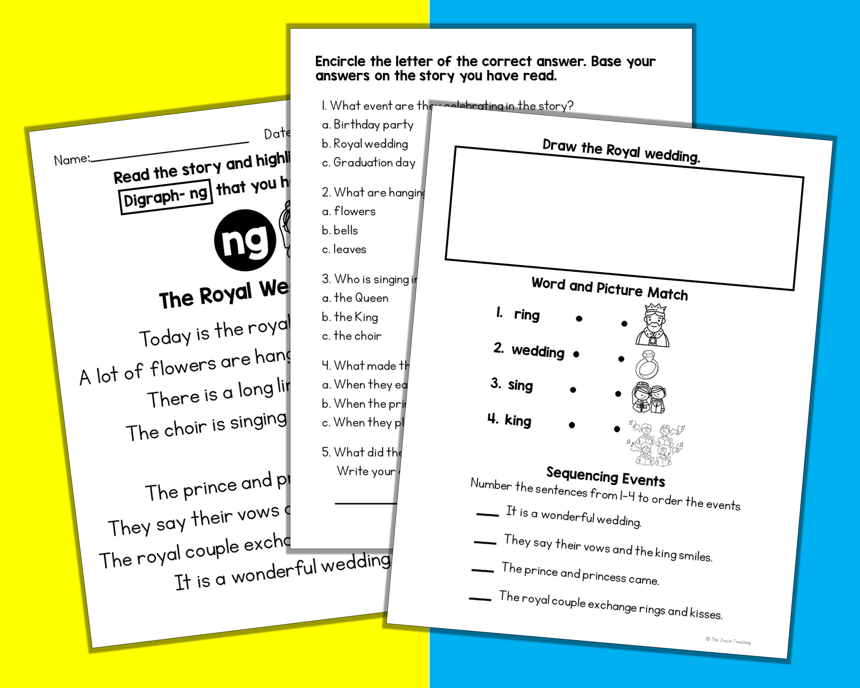 Digraph Reading Comprehension Passage - Etsy
