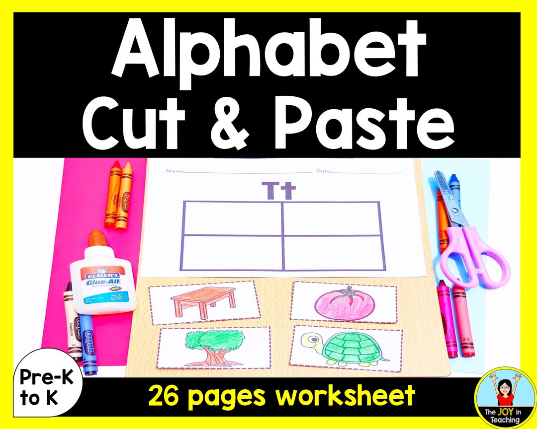 Beginning Sounds Cut and Paste - Etsy