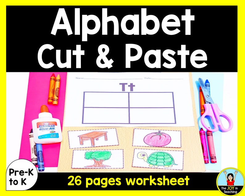 Beginning Sounds Cut and Paste - Etsy