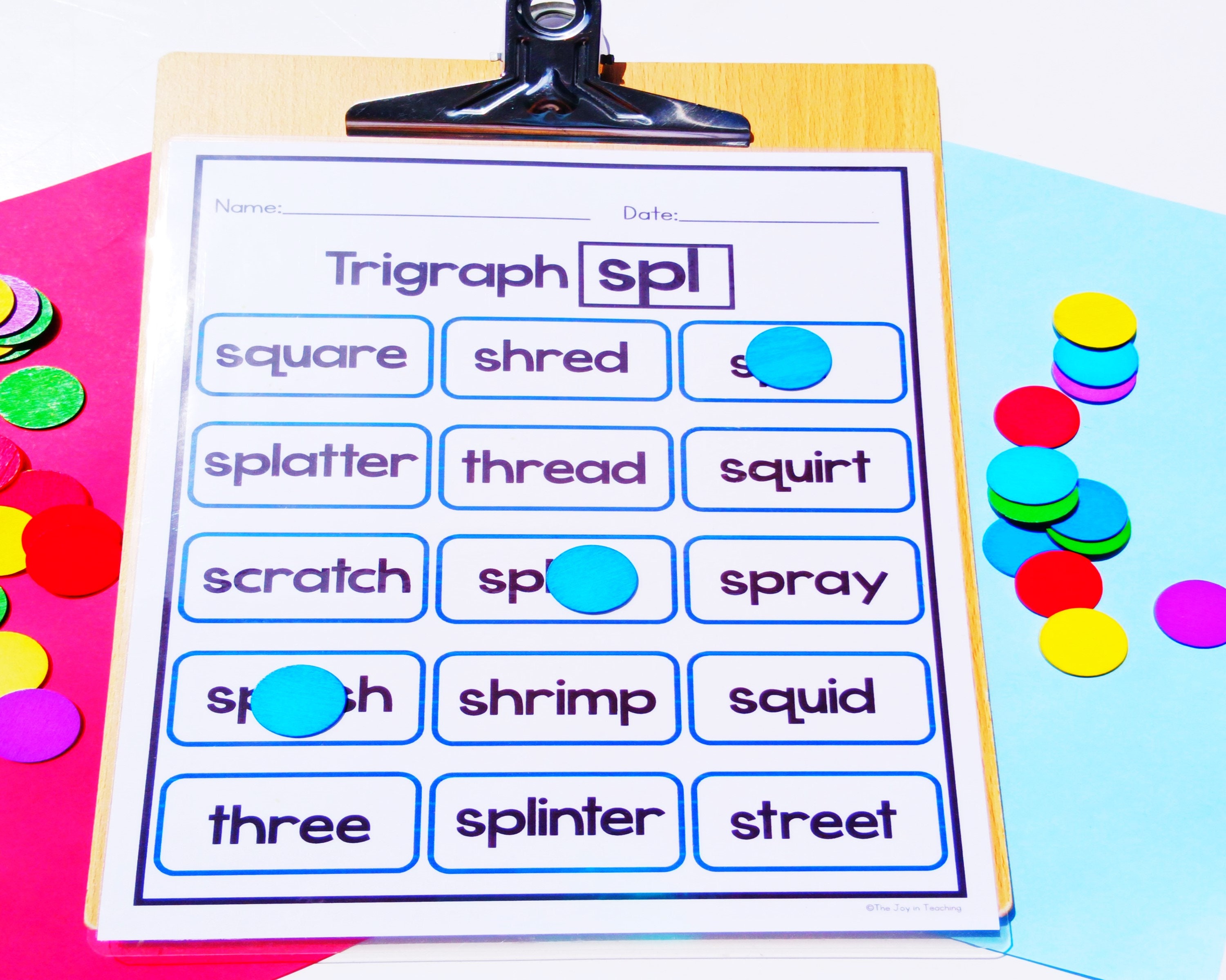 Trigraph Word Hunt Worksheet - Etsy
