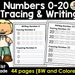 Numbers 0-20 Tracing and Writing Worksheet - Etsy