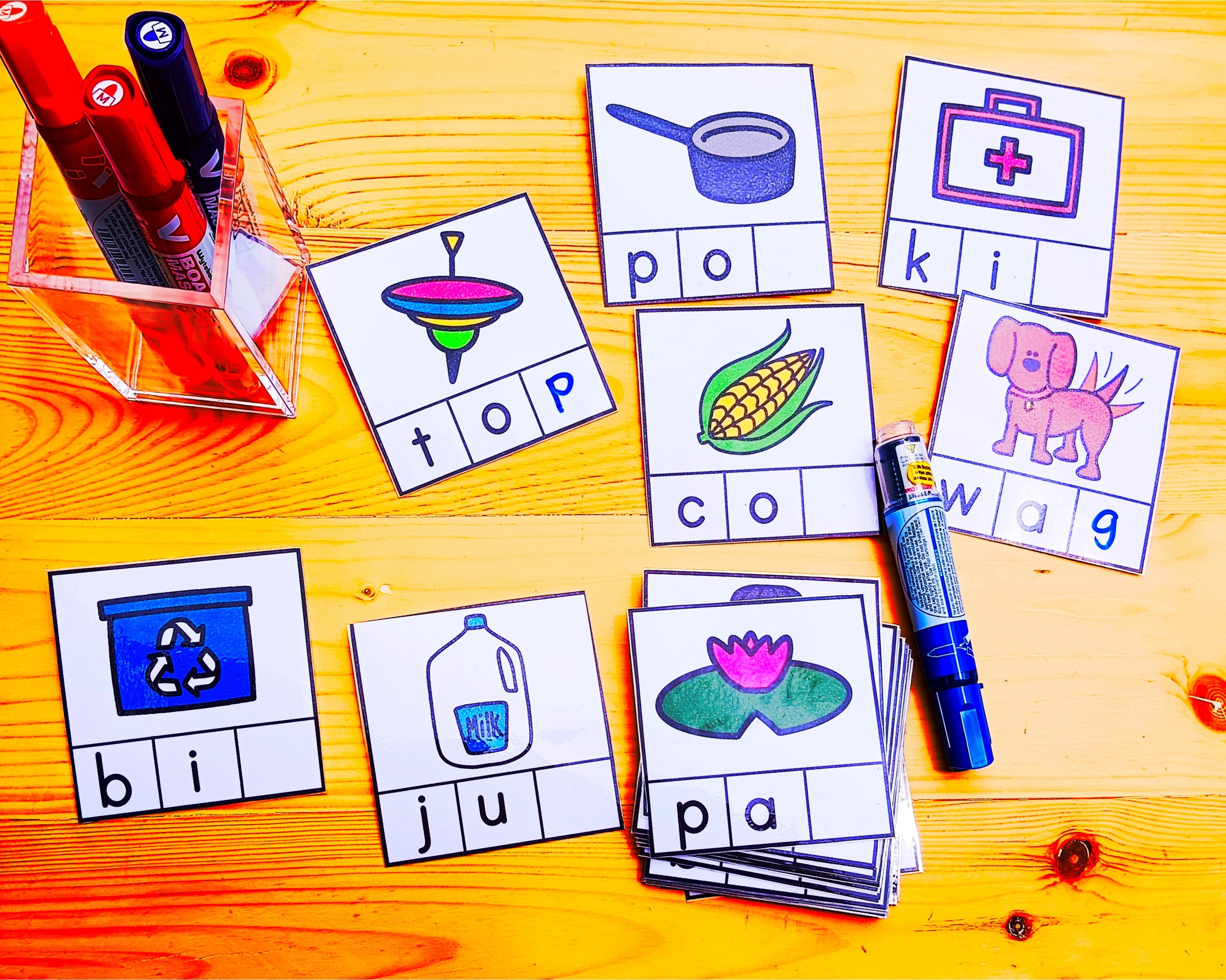 CVC Final Sounds Task Cards - CVC Final Sounds Worksheet - Etsy