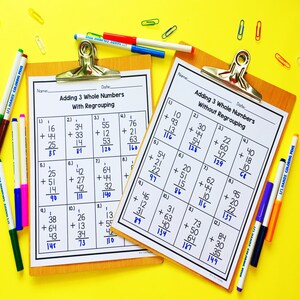 2-digit Addition Worksheet - Etsy