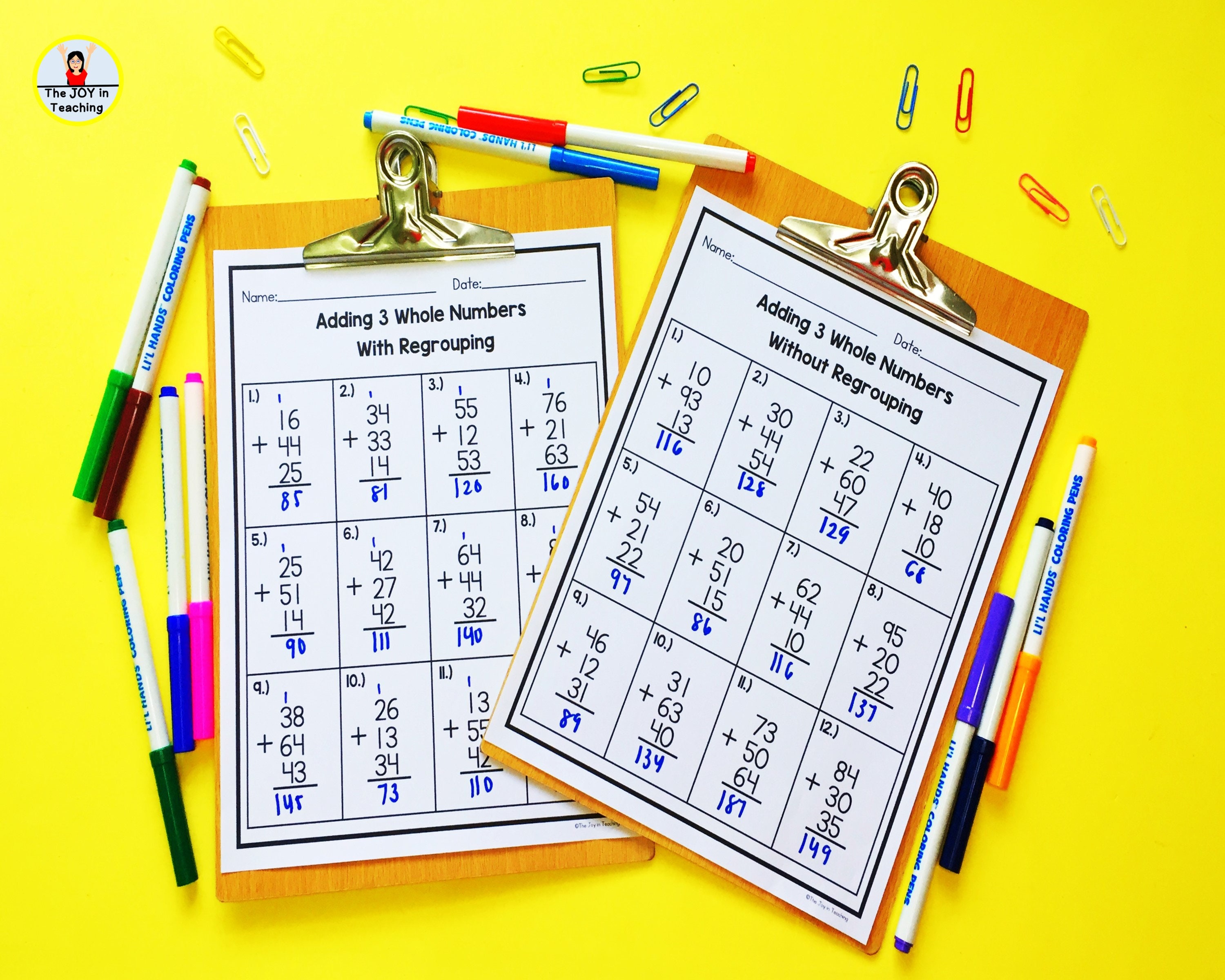 2-digit Addition Worksheet - Etsy
