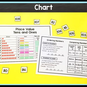 Number Math Center Activity - Etsy
