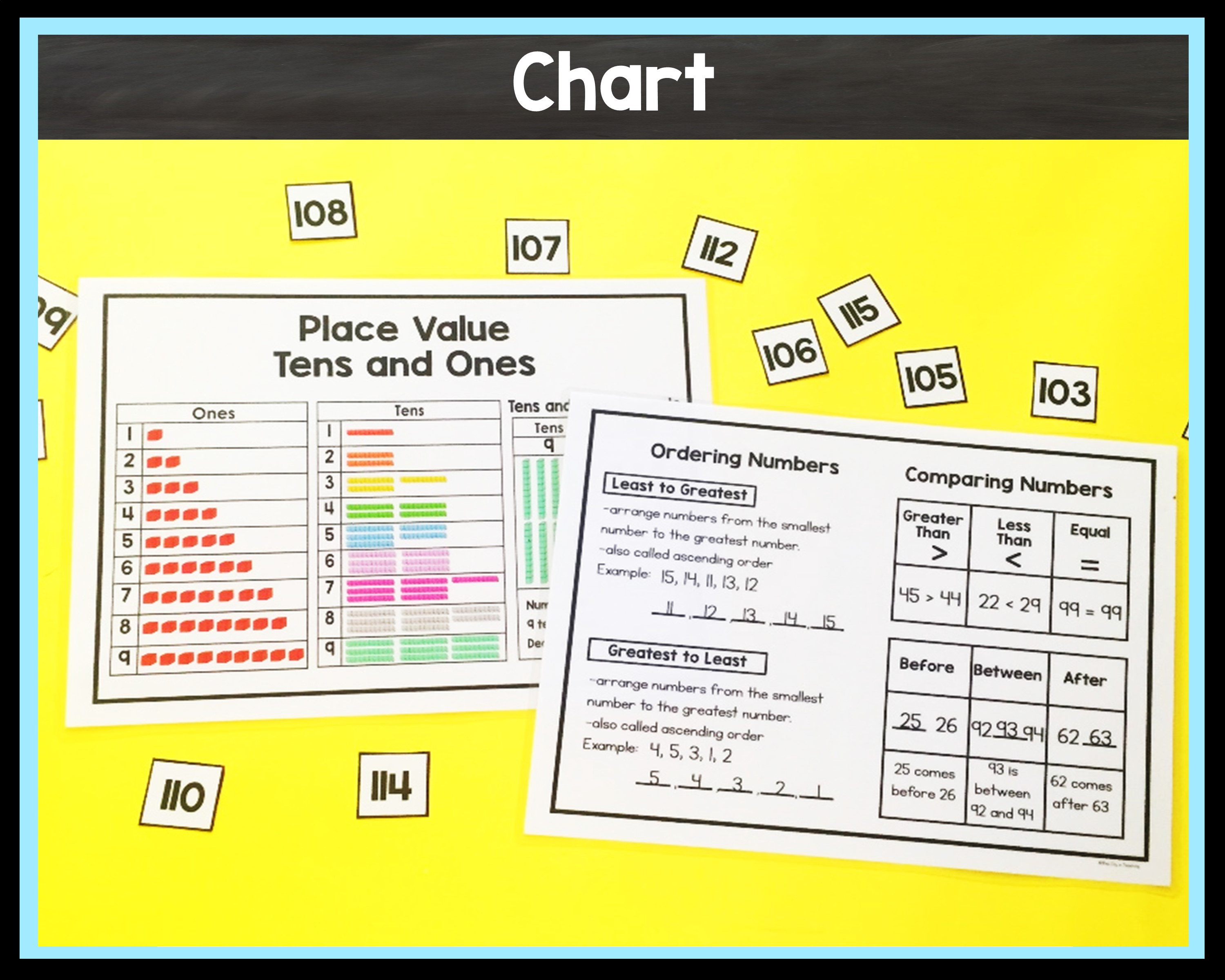 Number Math Center Activity - Etsy