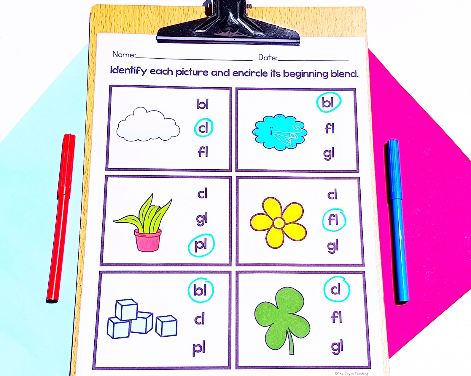 Beginning Blends Activity - Etsy