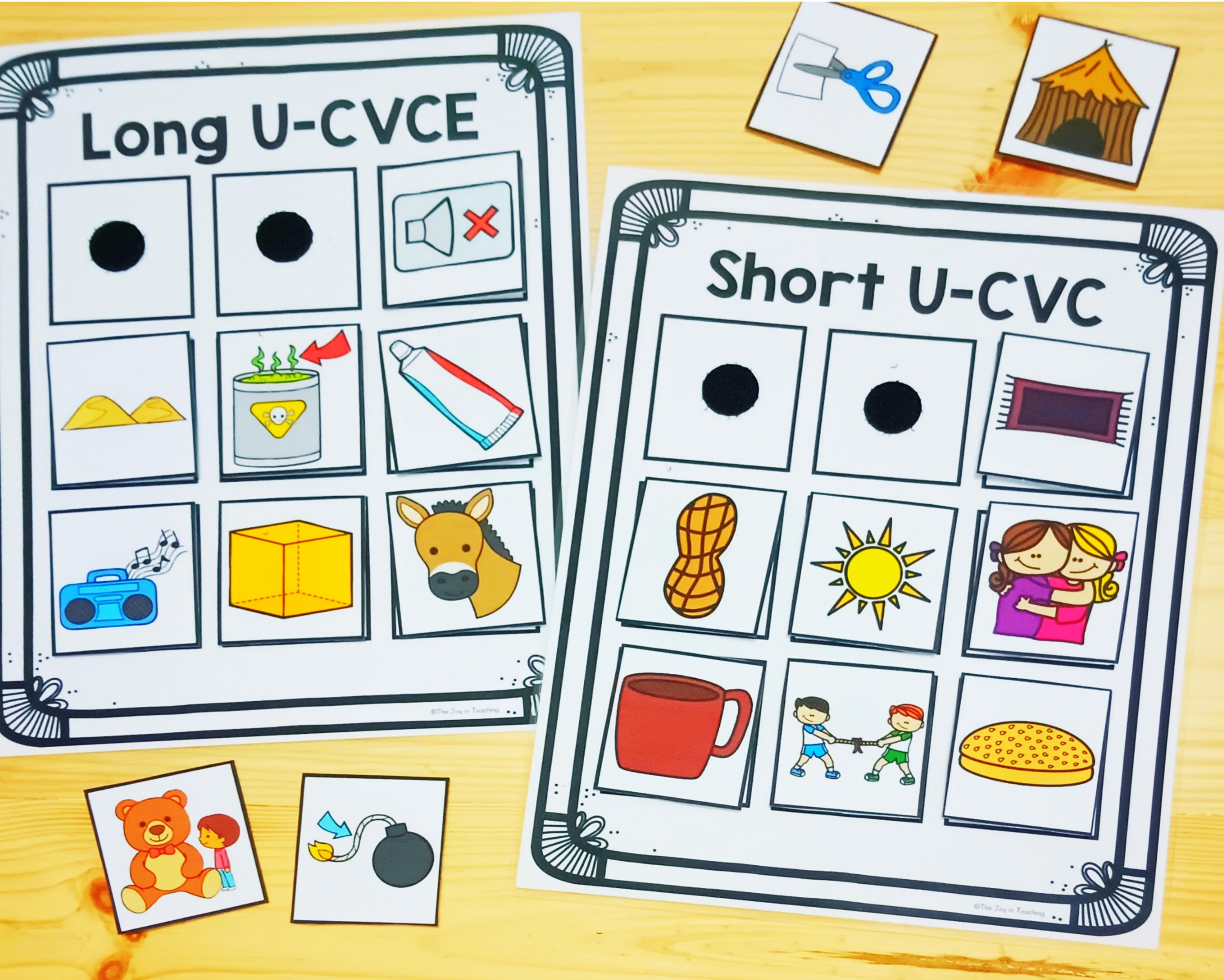 CVC and CVCE Sorting Activity - Etsy