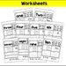 Number Words 1-10 Sight Words Worksheet-sight Words Fluency - Etsy