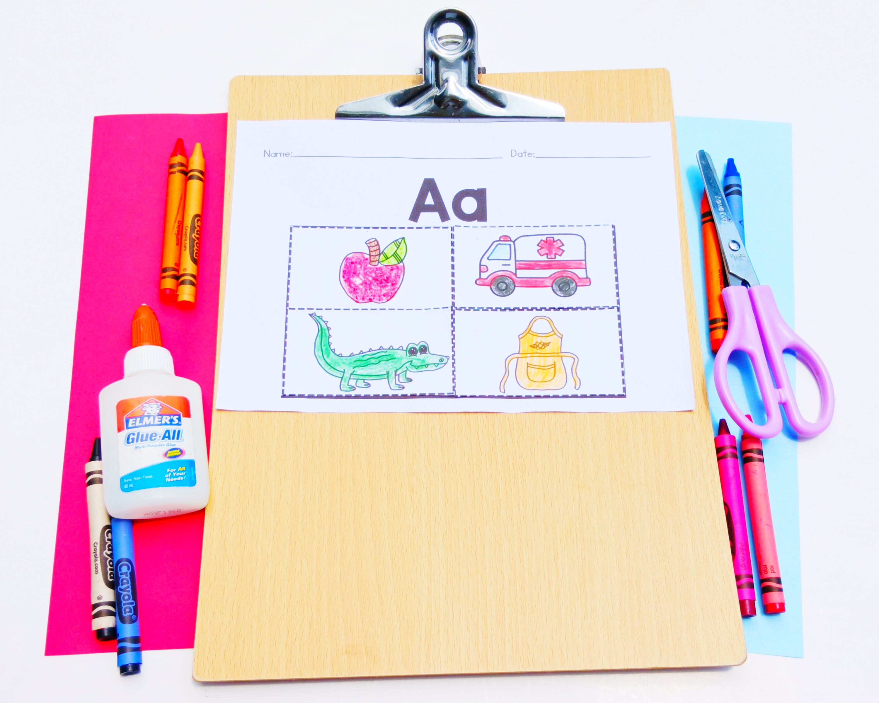 Beginning Sounds Cut and Paste - Etsy