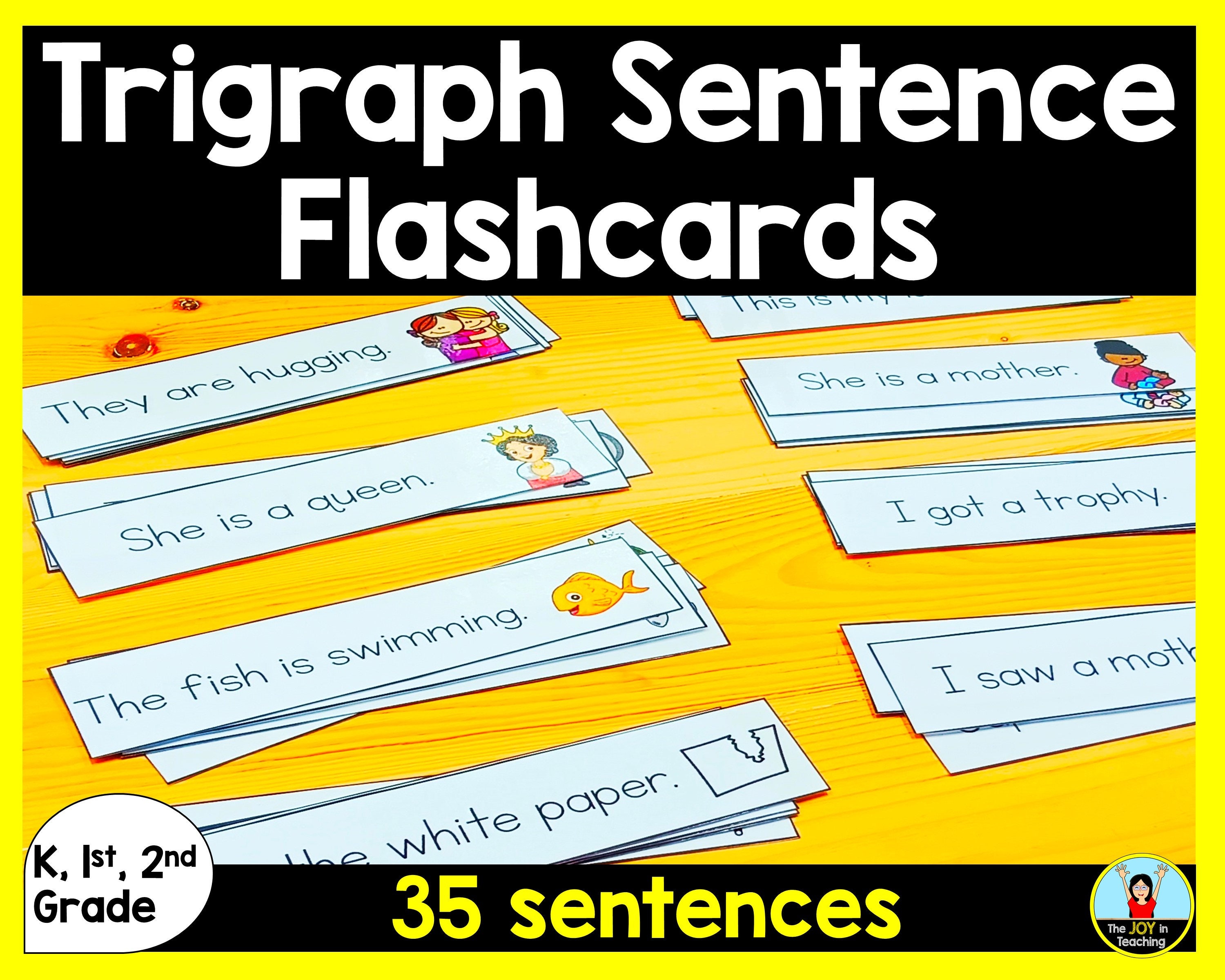 Trigraph Sentence Flashcards - Etsy