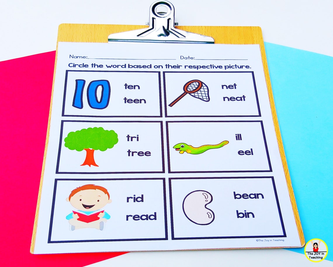 Short Vowel and Long Vowel Identification - Etsy
