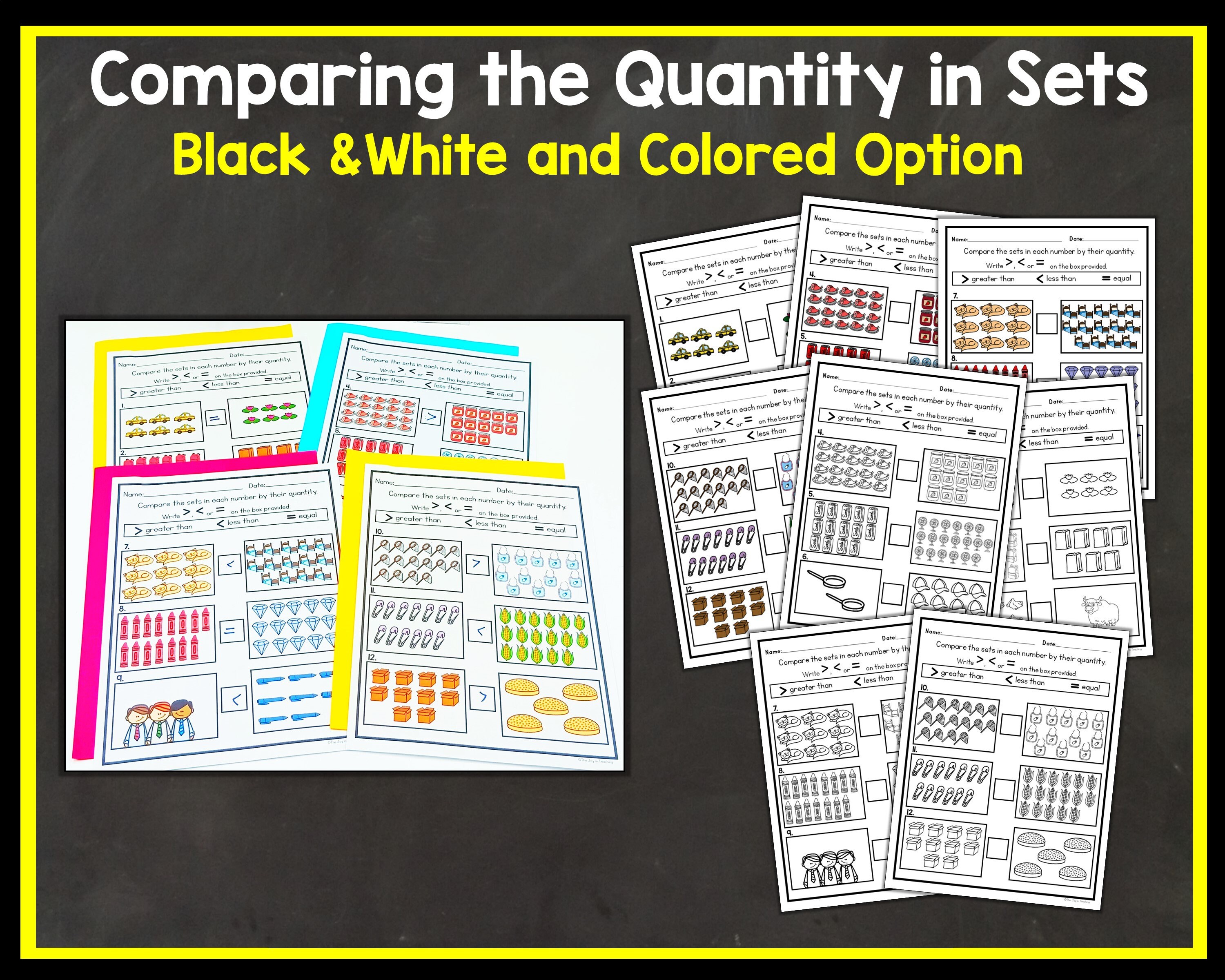 Comparing Numbers 0-20 Worksheet - Etsy