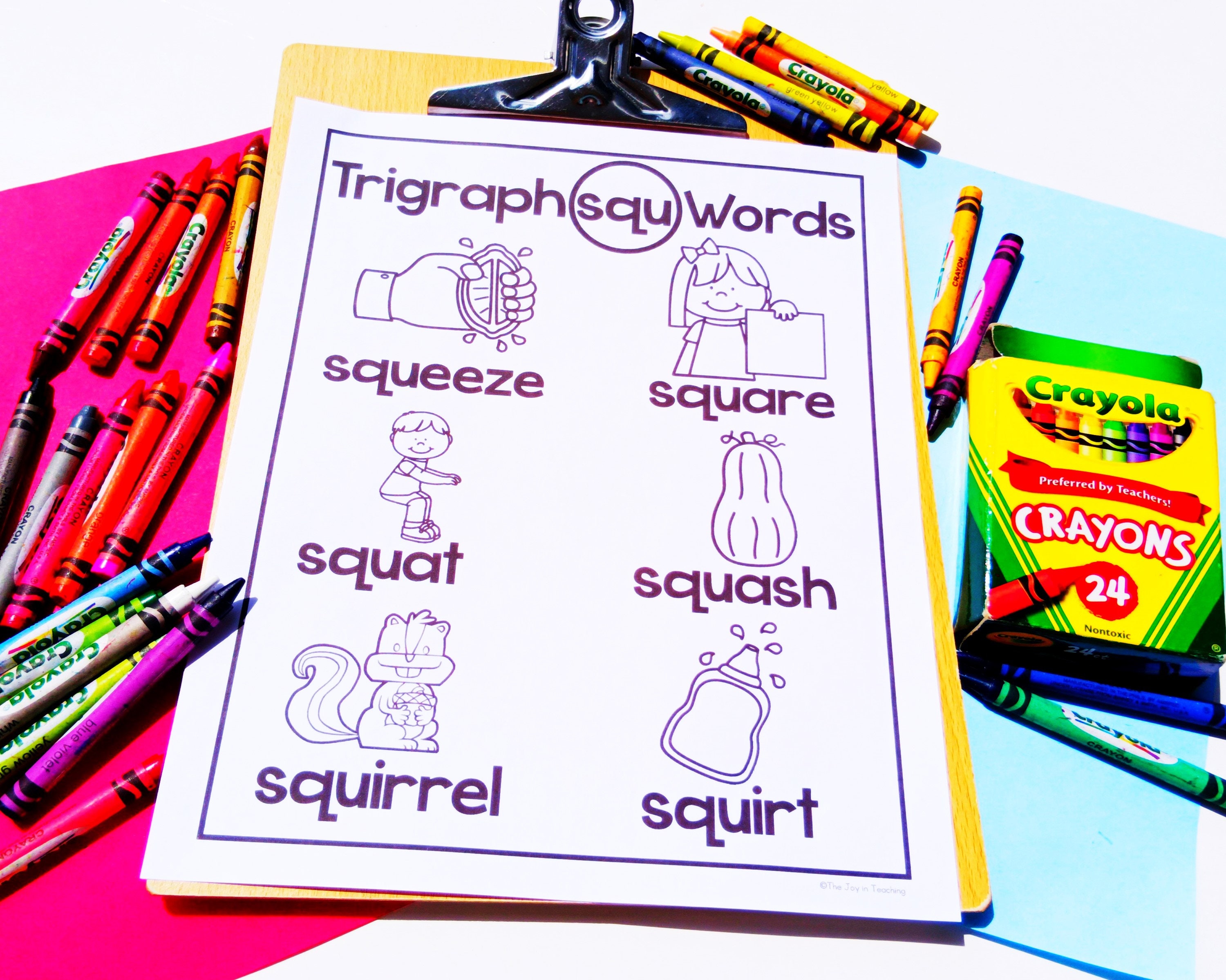Trigraph Coloring Pages - Etsy