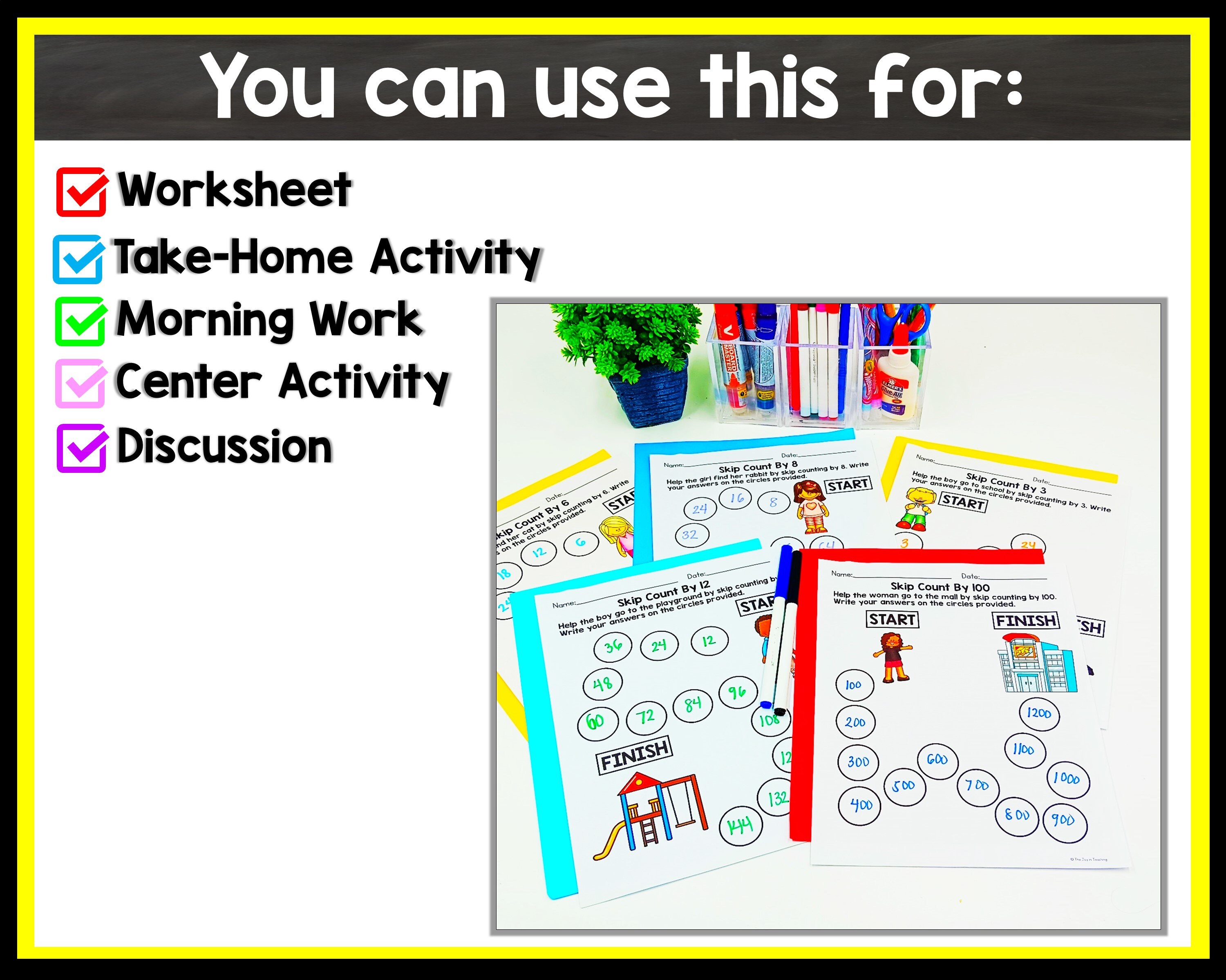 Skip Counting Maze Worksheet - Etsy
