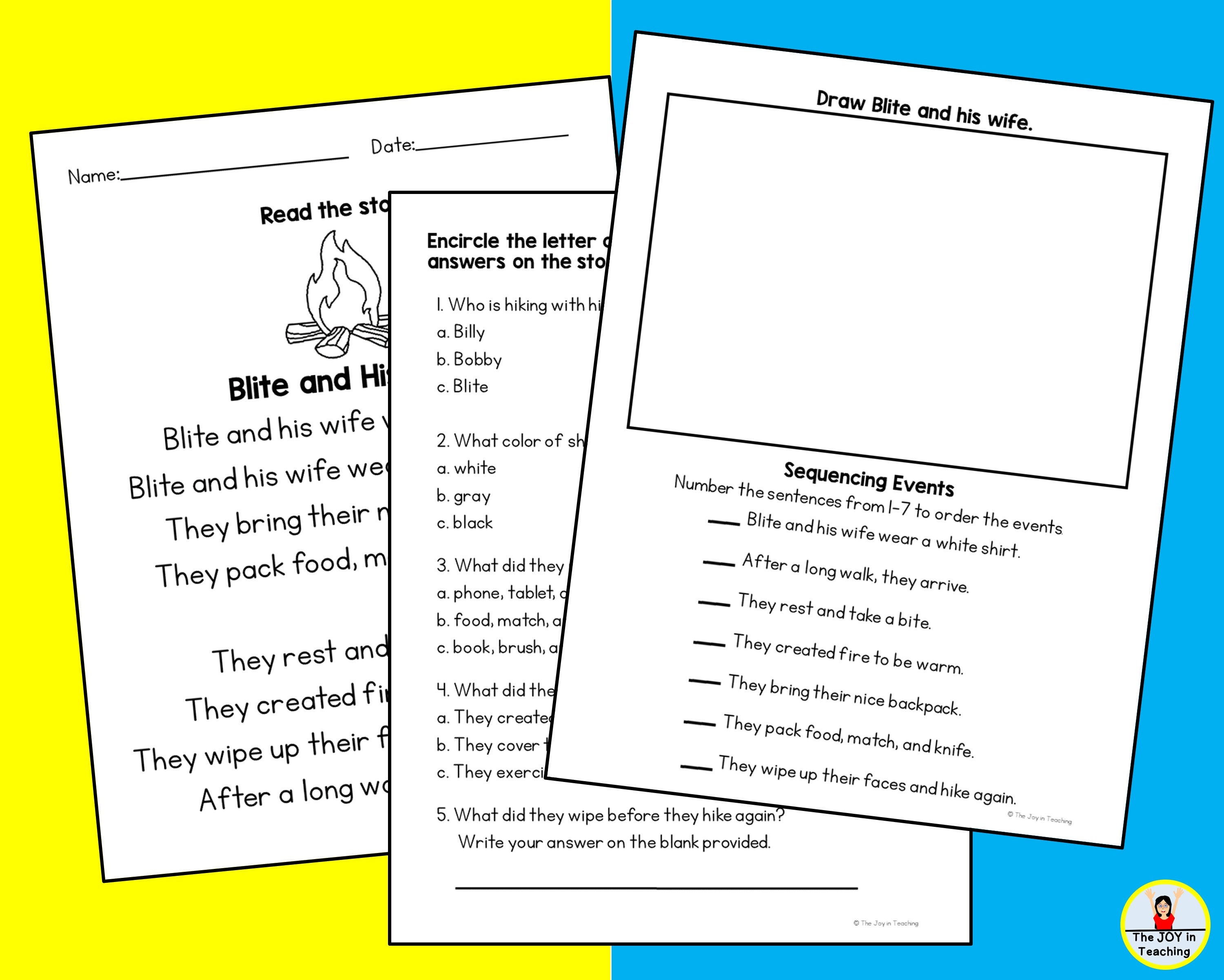 Second Grade Reading Comprehension Passages - Etsy