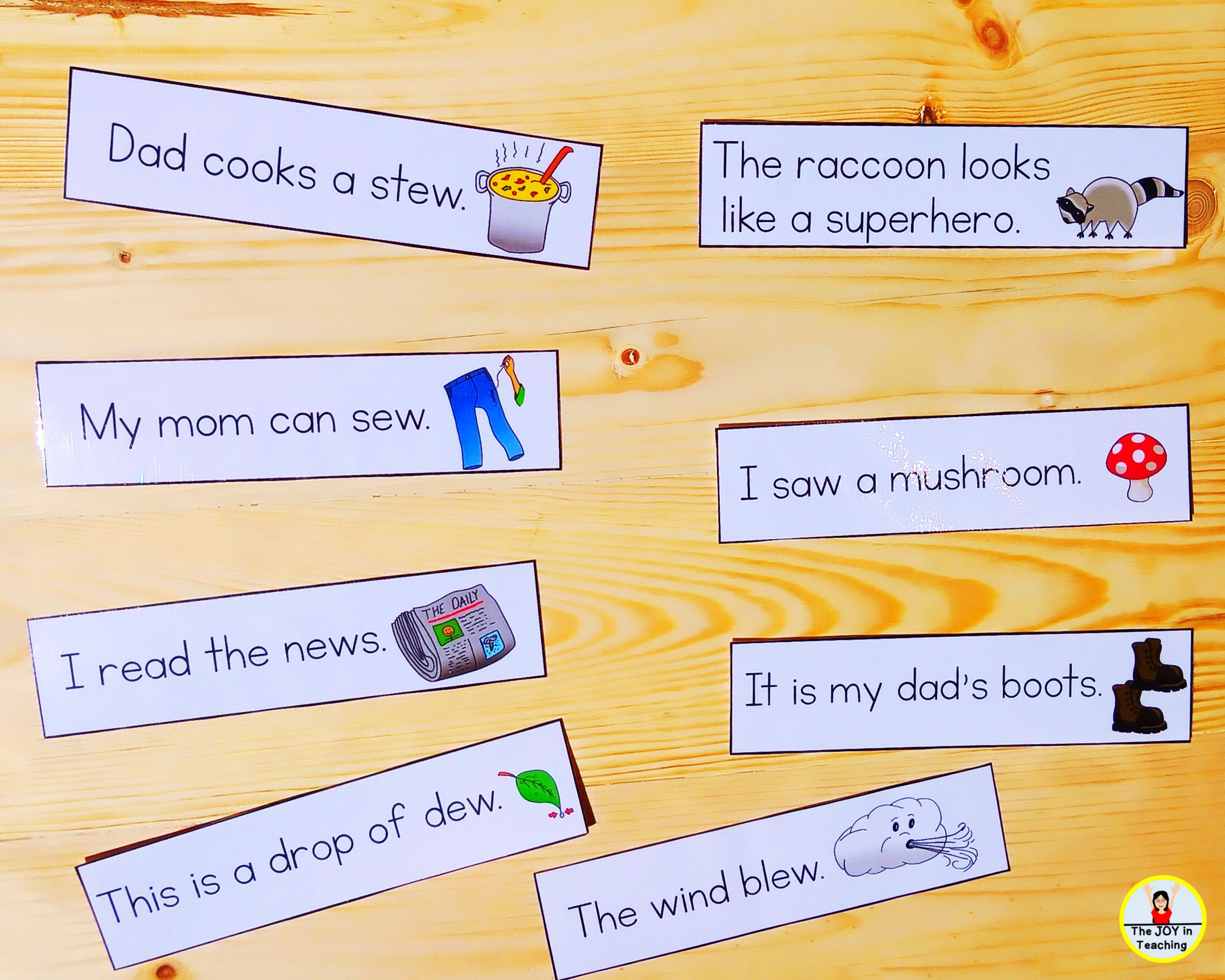 Long Vowel Sentence Flashcards - Etsy