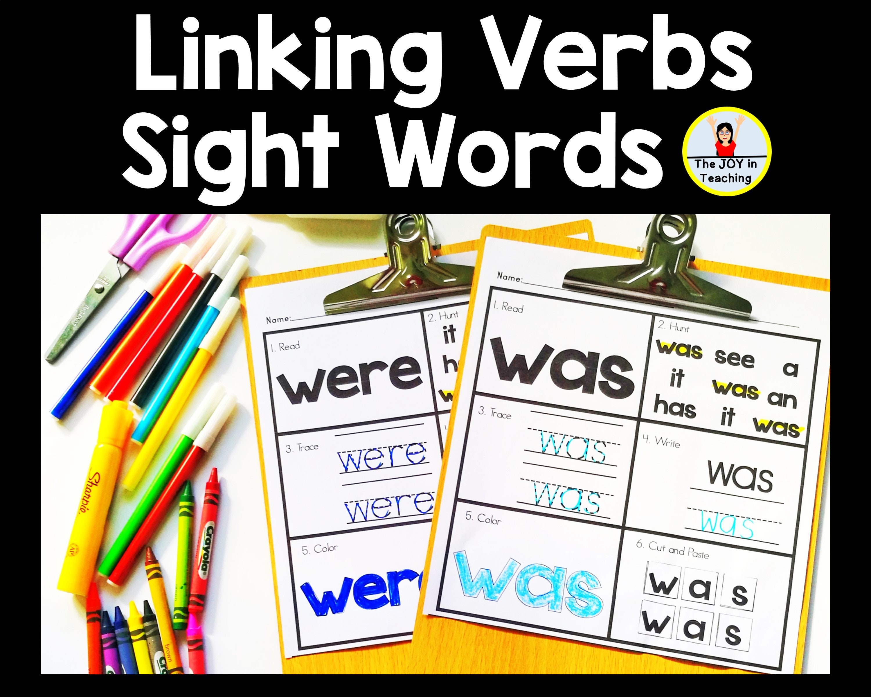 Linking Verbs Chart