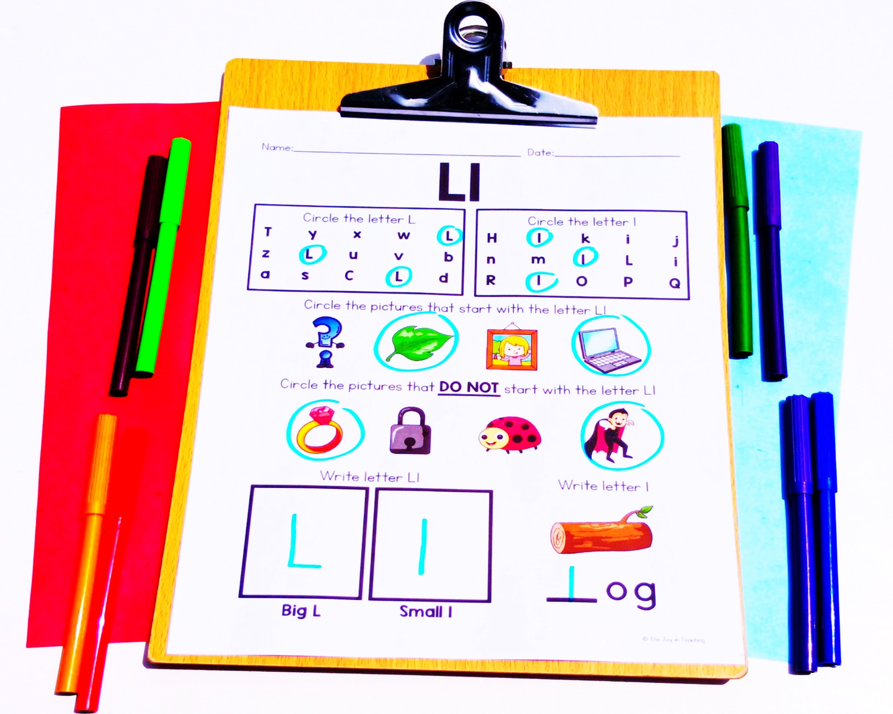 Alphabet Recognition Worksheet - Etsy