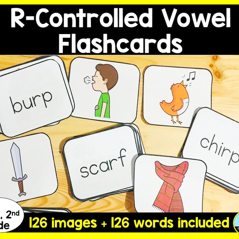 R Controlled Vowel Games - Etsy