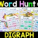 Digraph Word Hunt Worksheet - Etsy