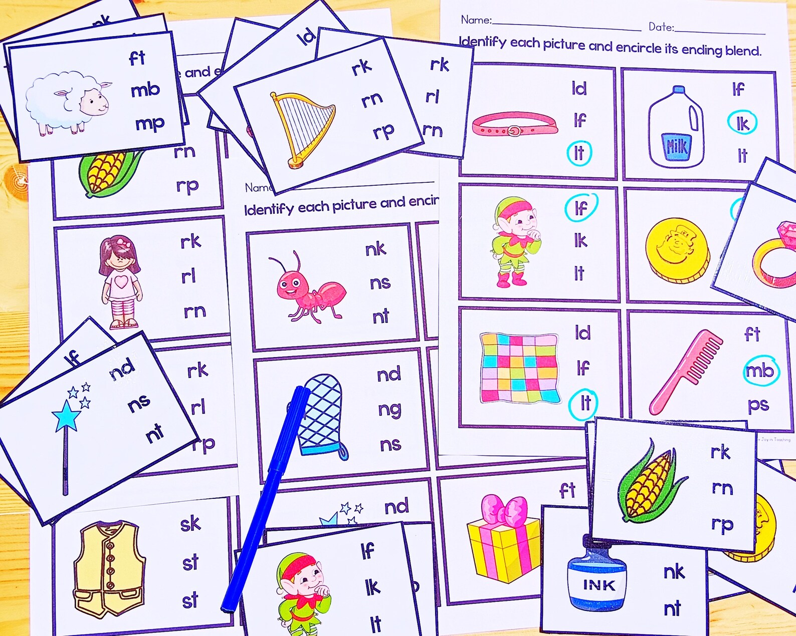 Ending Blends Activity - Etsy