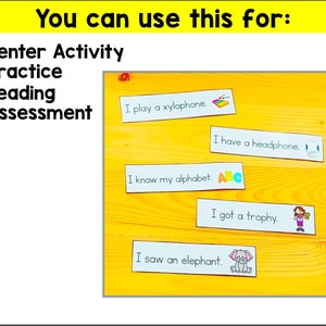 Digraph Sentence Flashcards - Etsy