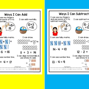 Addition Numbers 1-20 Worksheet - Etsy