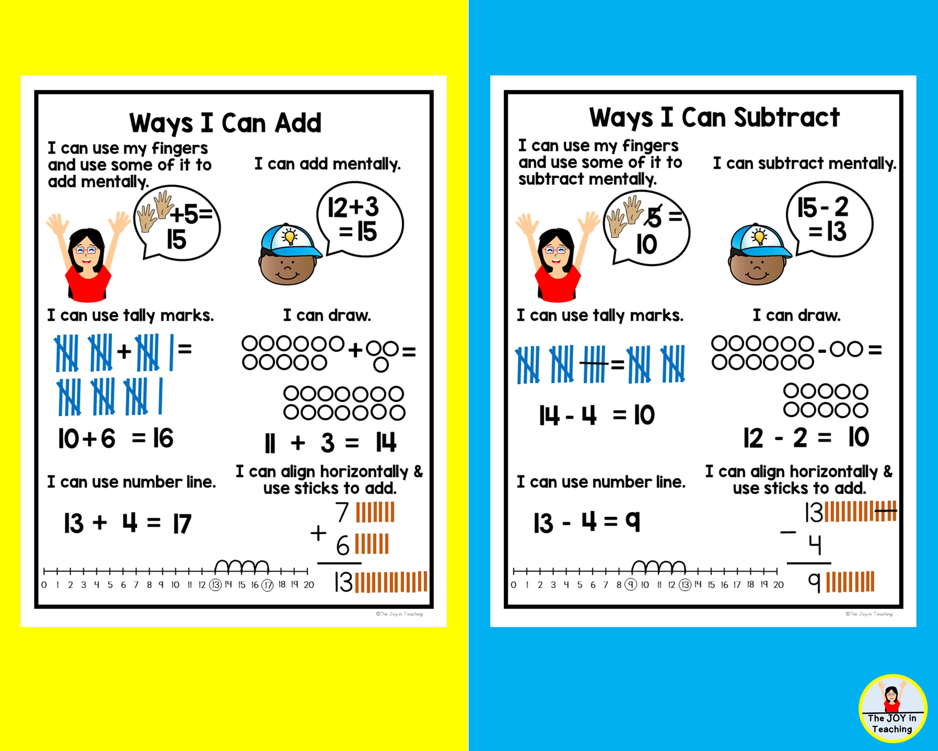 Addition Numbers 1-20 Worksheet - Etsy