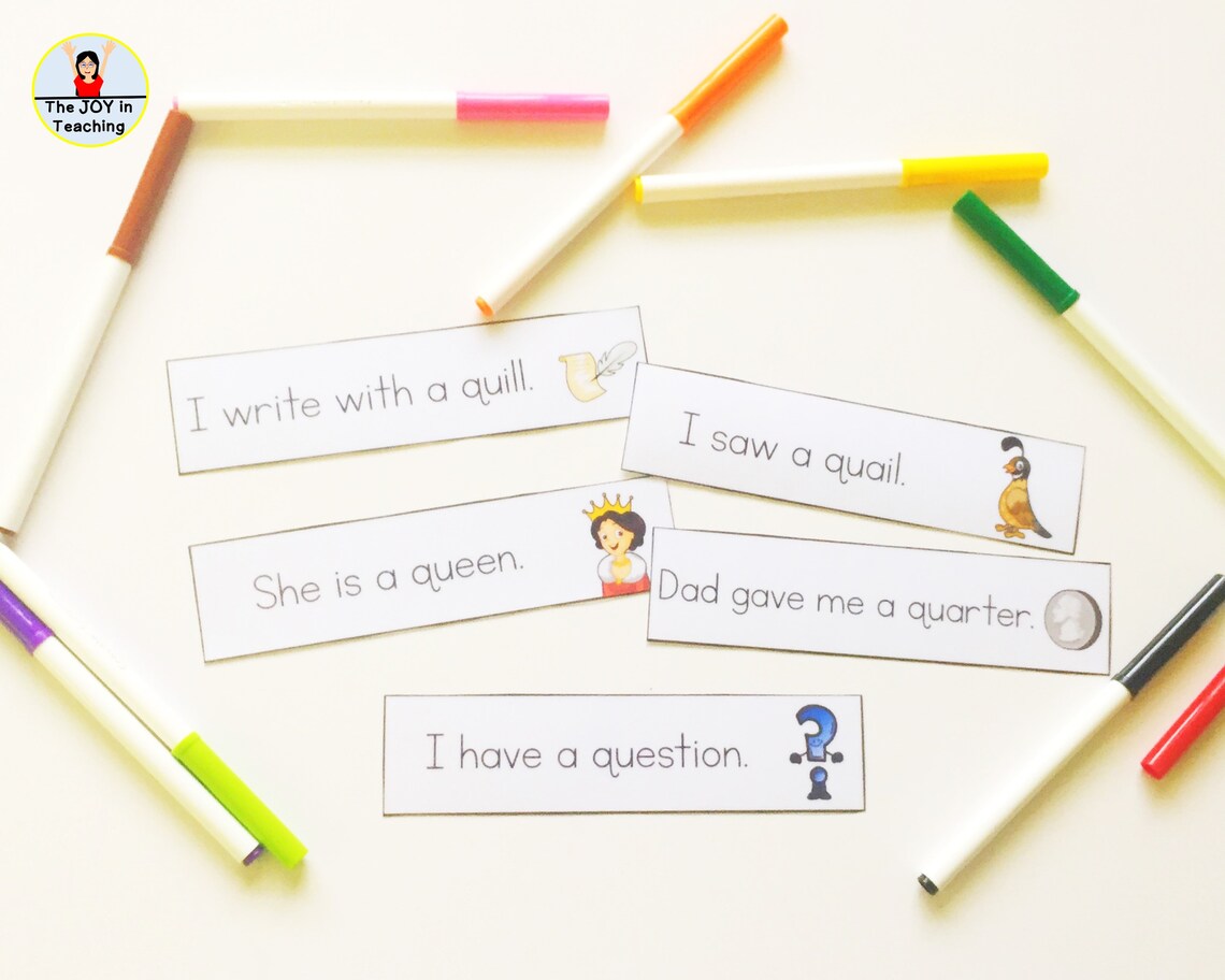 Digraph Sentence Flashcards - Etsy