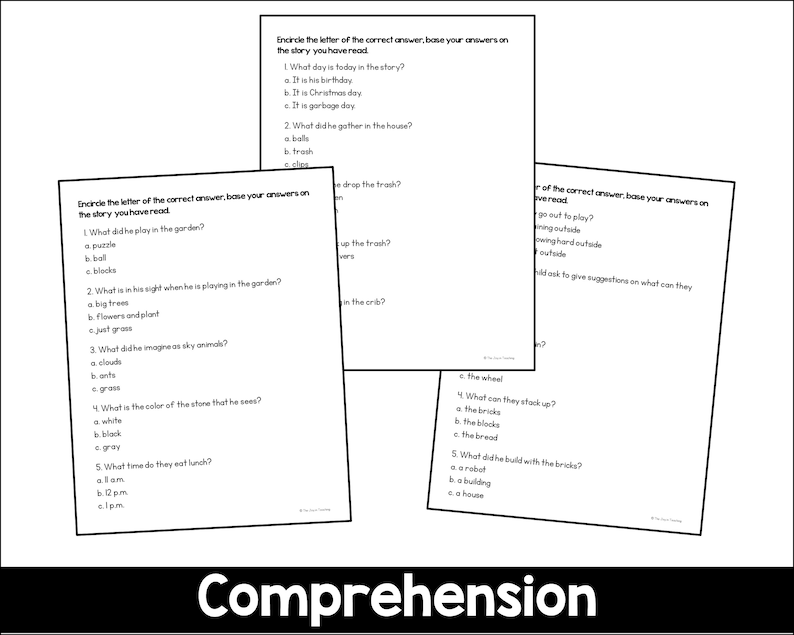Beginning Blends Reading Comprehension Passage - Etsy