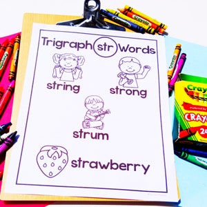 Trigraph Coloring Pages - Etsy